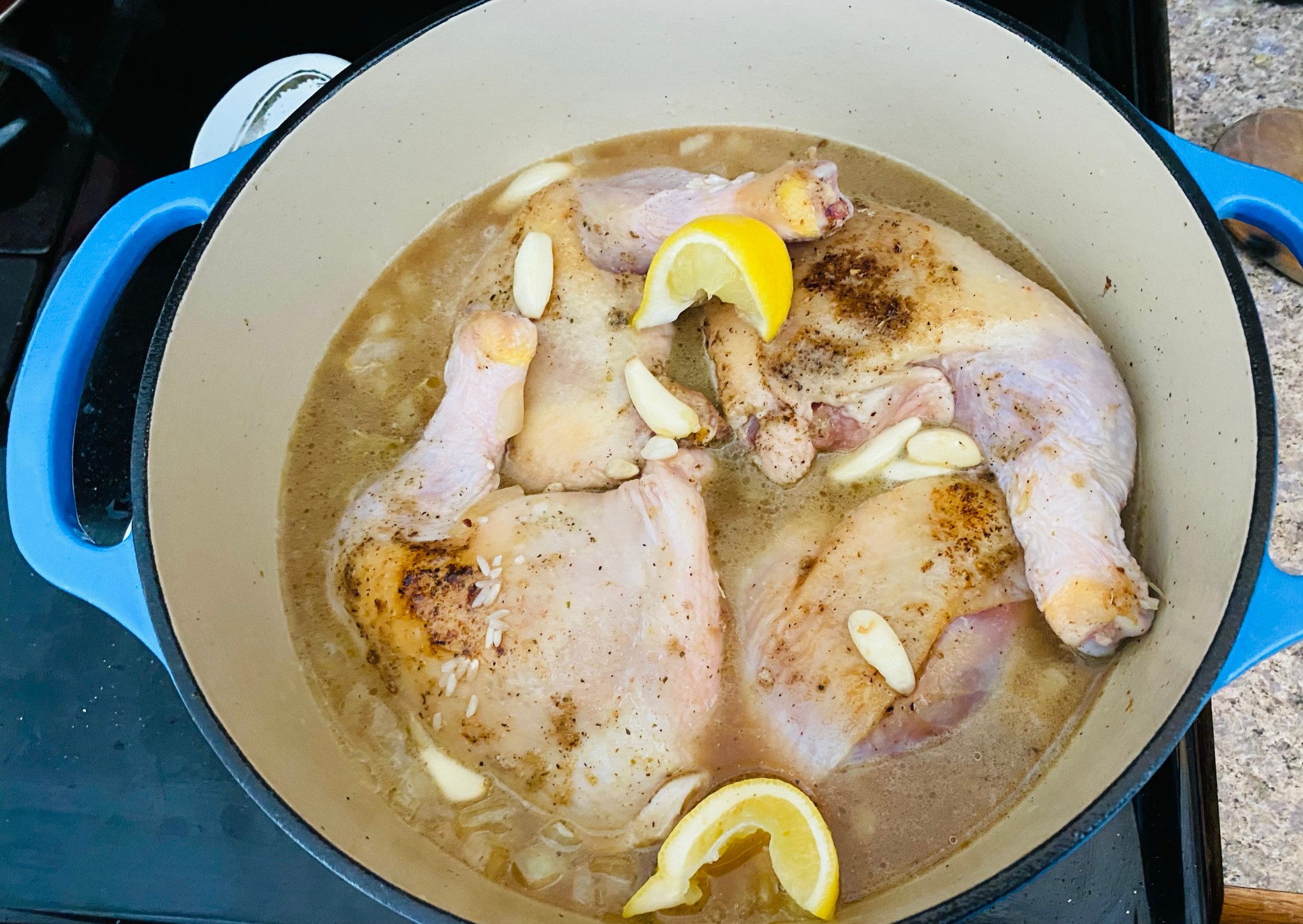 Dutch Oven Chicken Leg Quarters – The Petite Homestead